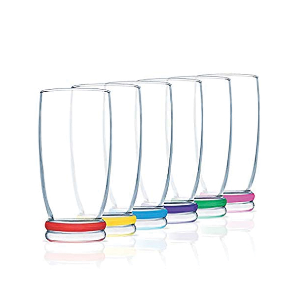 Luminarc Cortina Rainbow High Ball Tumbler 330ml Set of 6